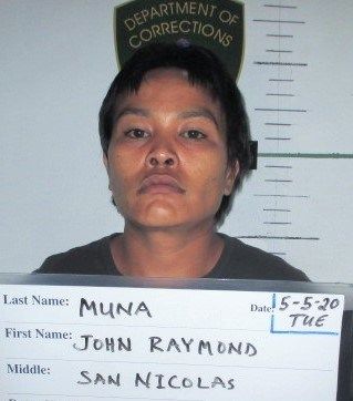 John Raymond Muna tells police he owned the pipe found in his car but ...