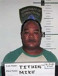 Mike Tithin allegedly held two knives while threatening to kill victims ...