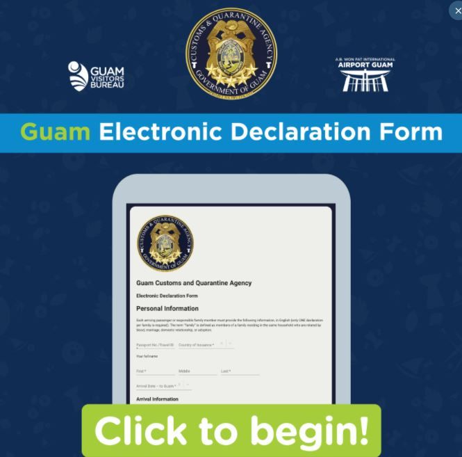 Info site launches for Guam Electronic Declaration Form - KUAM.com ...