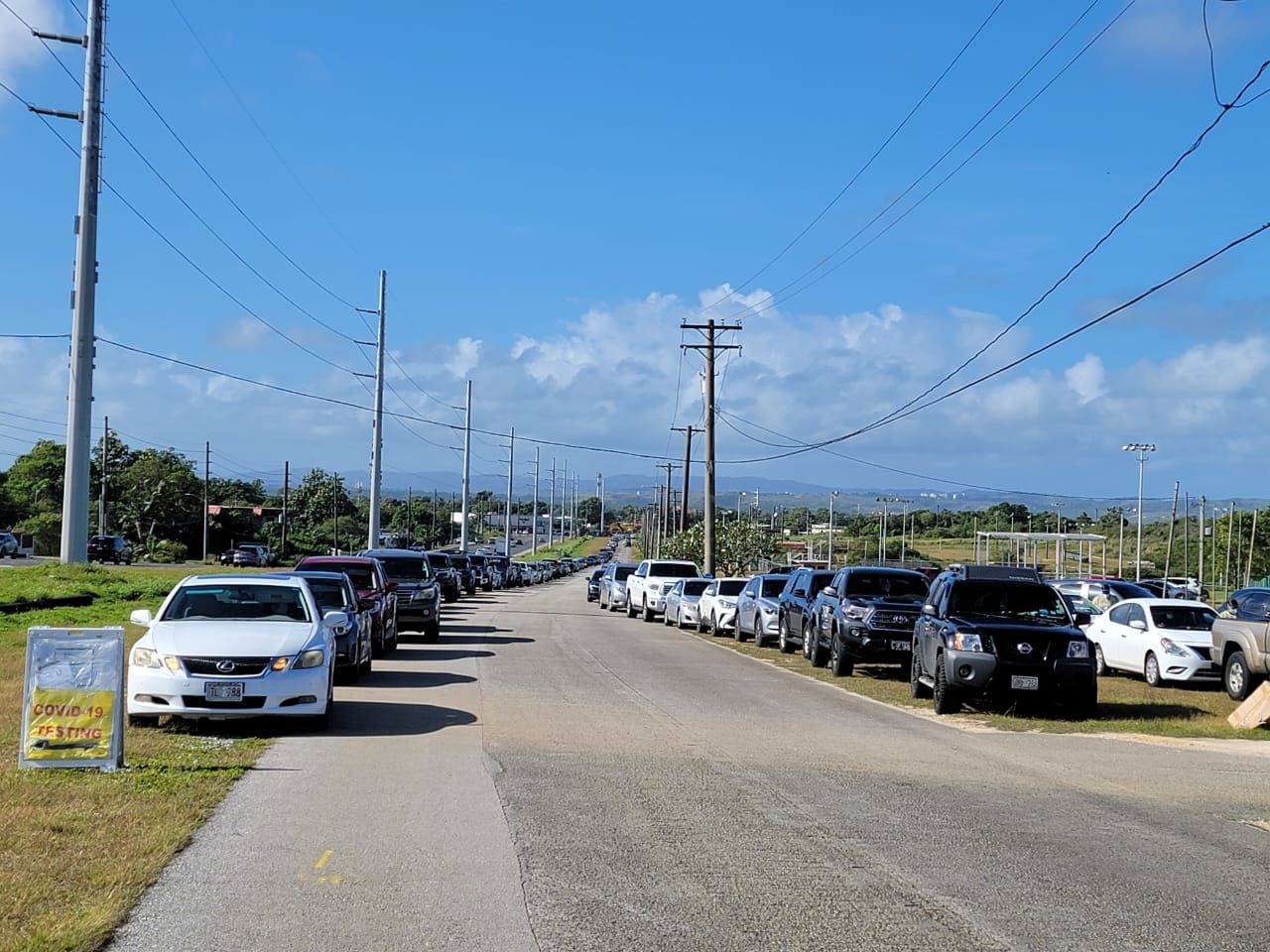 Public Health moves into appointment system at Tiyan testing site for ...