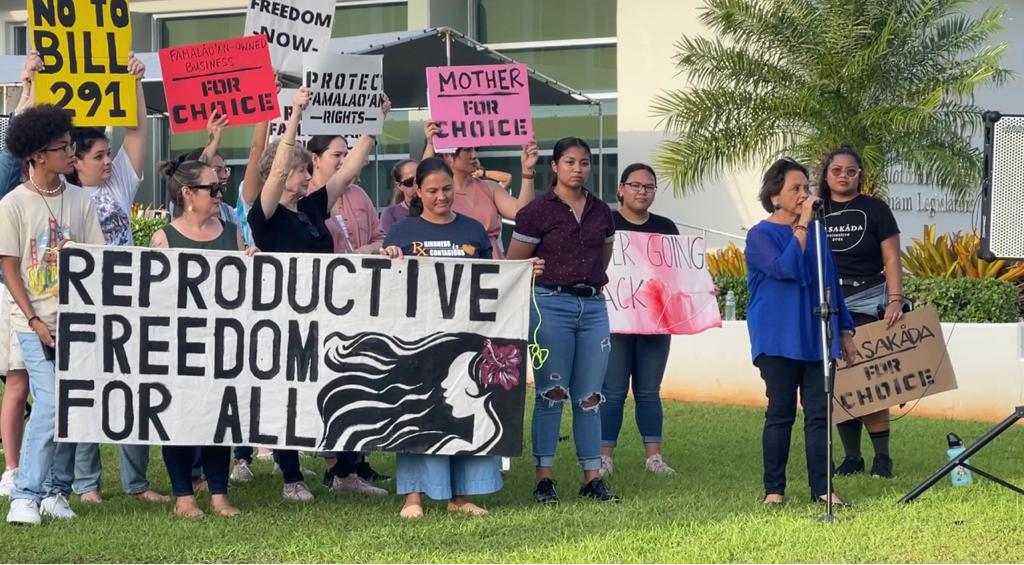Protesters Stand Against Guam Heartbeat Act Of 2022 Kuam News On Air Online On