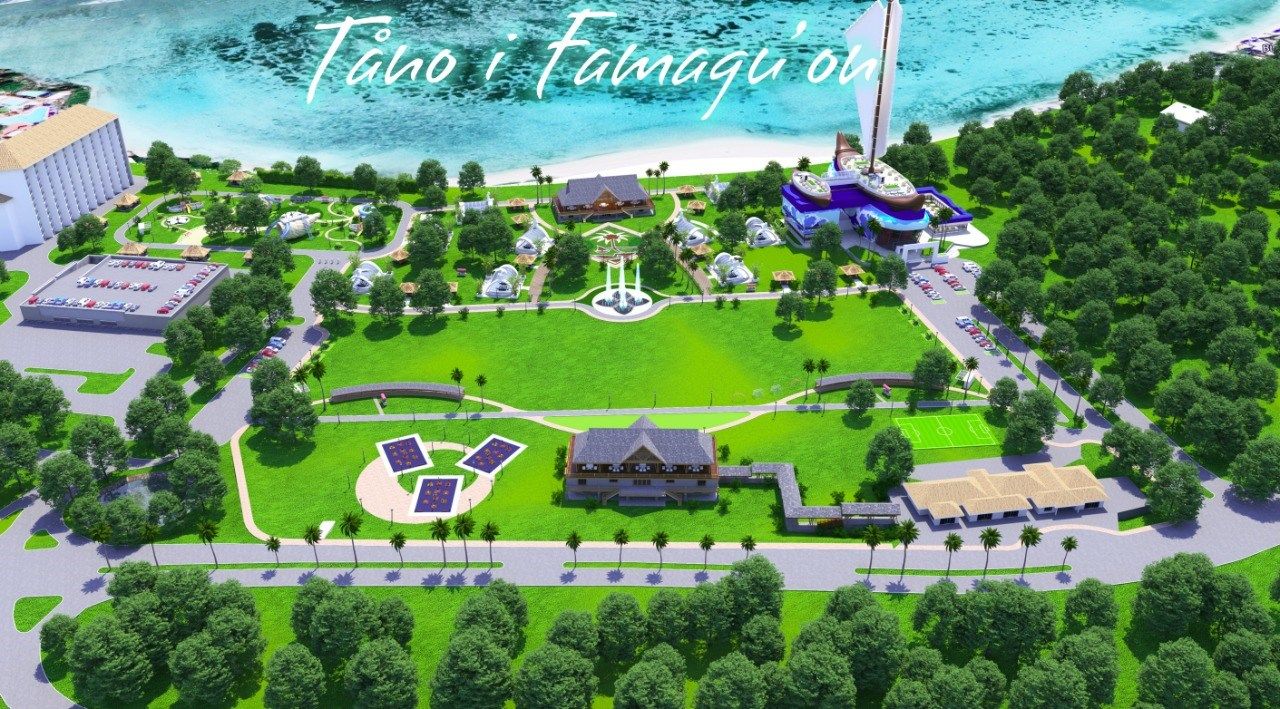 GVB building "Land of the Children" cultural smart park on Tumon Bay ...