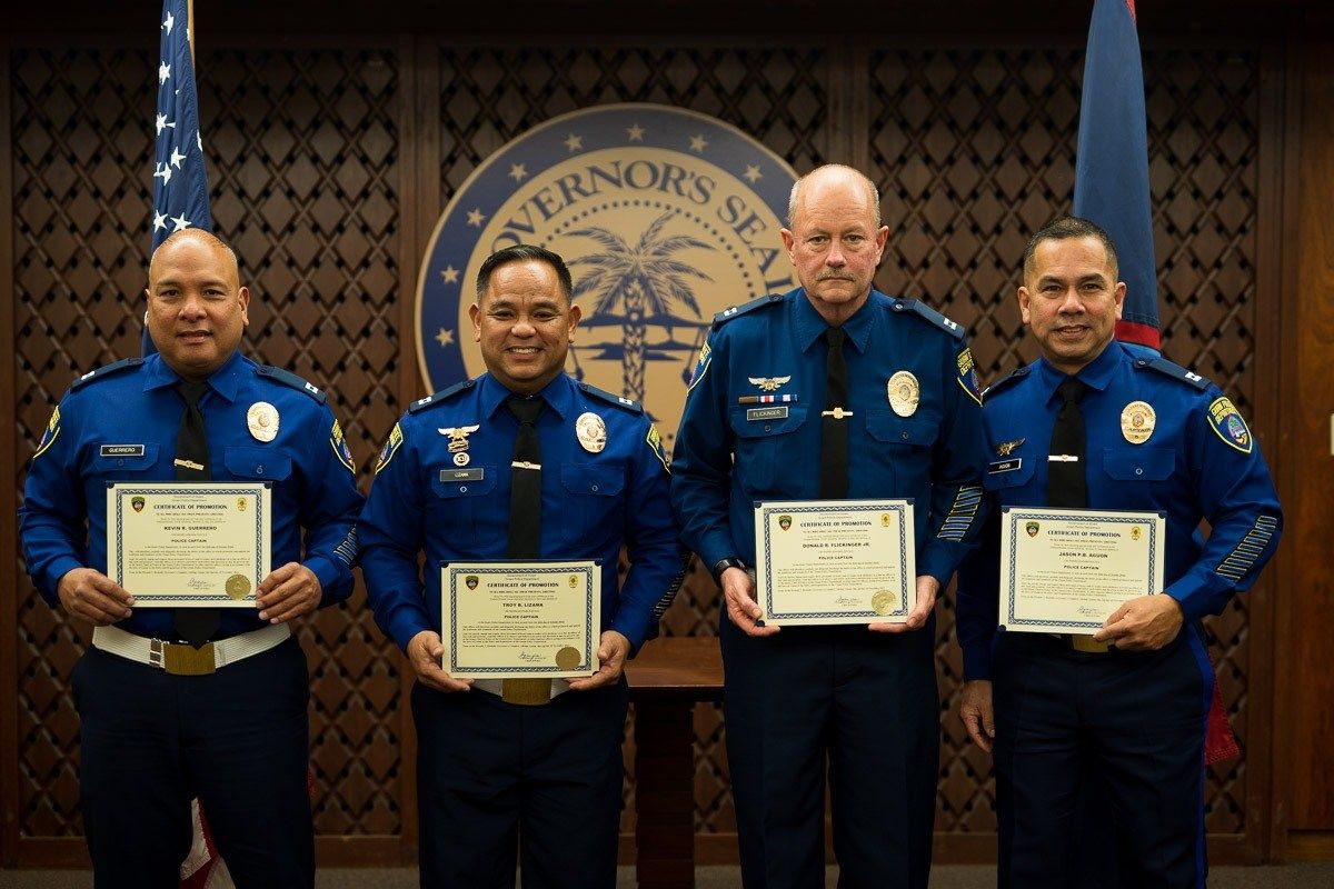 Four in GPD promoted to captain - KUAM.com- KUAM News: On Air. Online ...