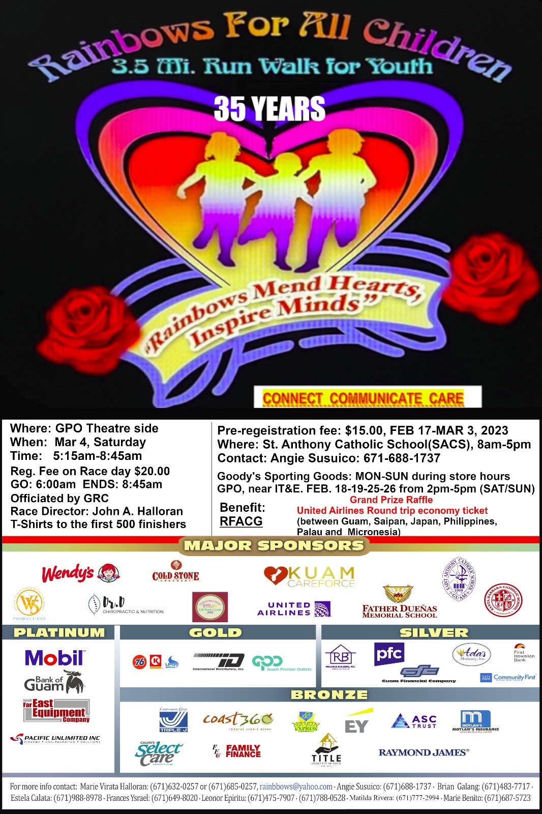 Don't miss Rainbows for All Children Guam's 3.5K run/walk Saturday ...