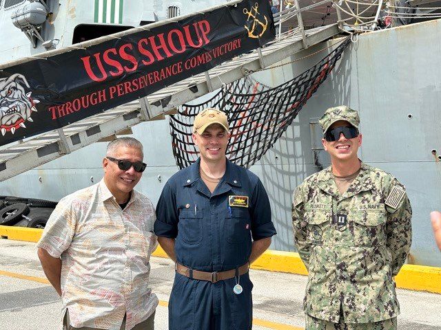 USS Shoup visits Saipan - KUAM.com-KUAM News: On Air. Online. On Demand.
