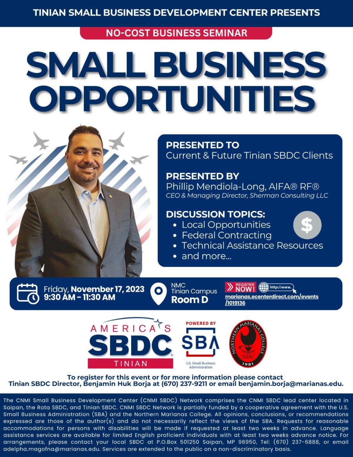 No-cost business seminar - KUAM.com- KUAM News: On Air. Online. On Demand.