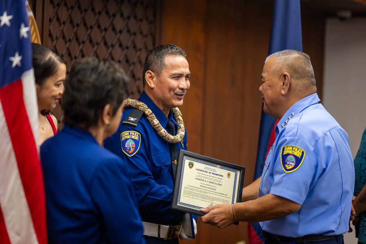 Col. Joseph Carbullido now holds highest rank in Guam Police Department ...