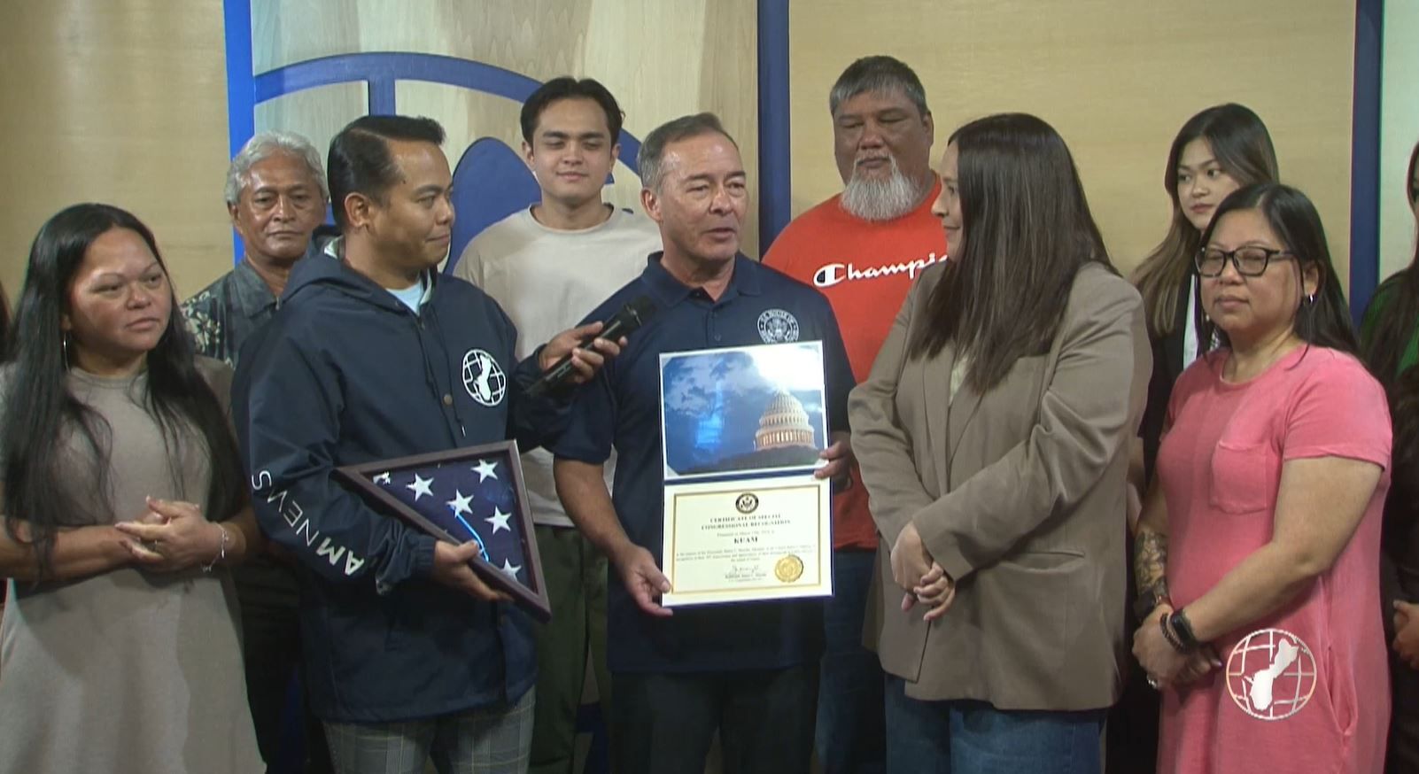 KUAM gets congressional certificate in recognition of 70th anniversary ...