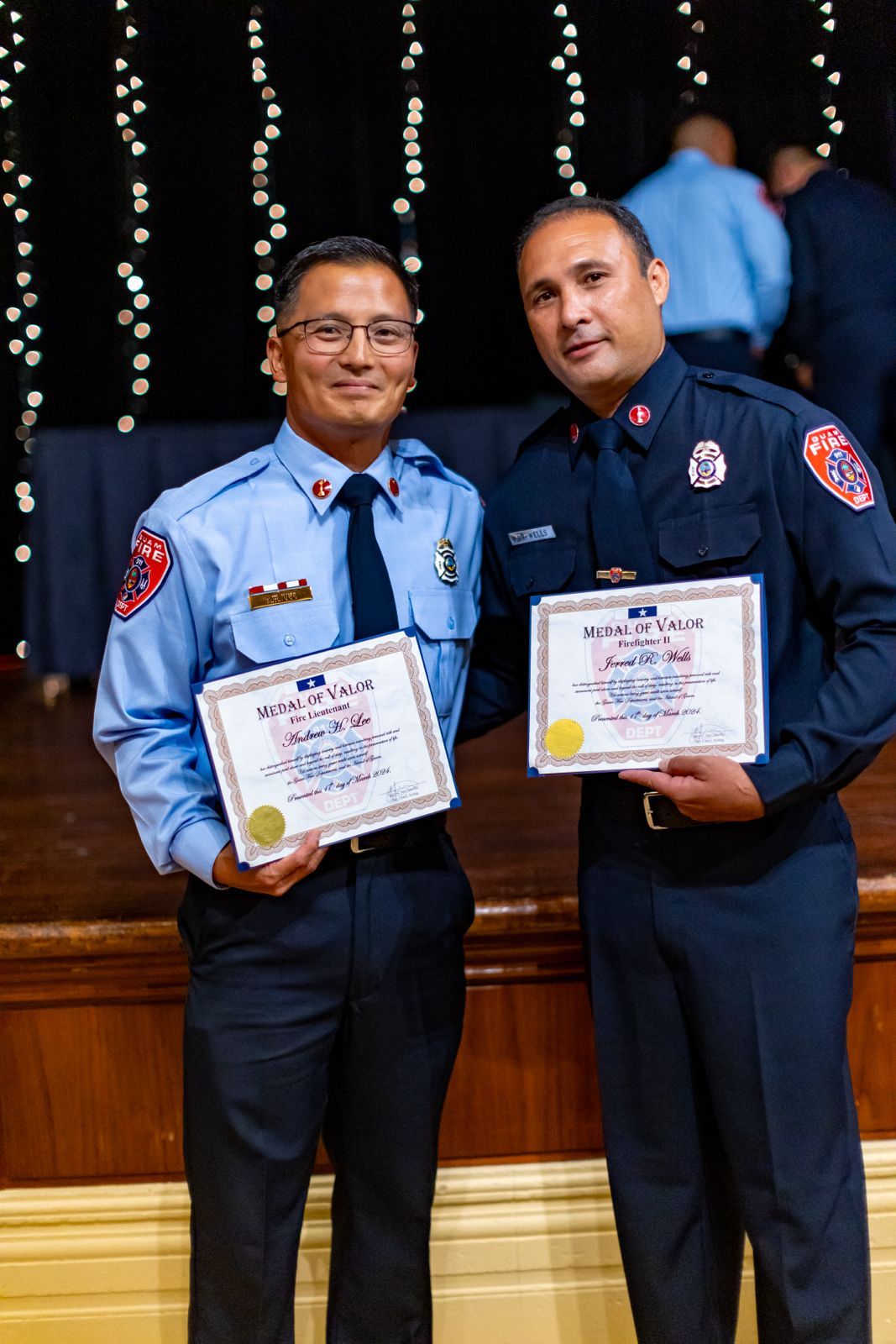 Pair of Guam firefighters receive medal of valor for their bravery and heroism - KUAM.com- KUAM ...