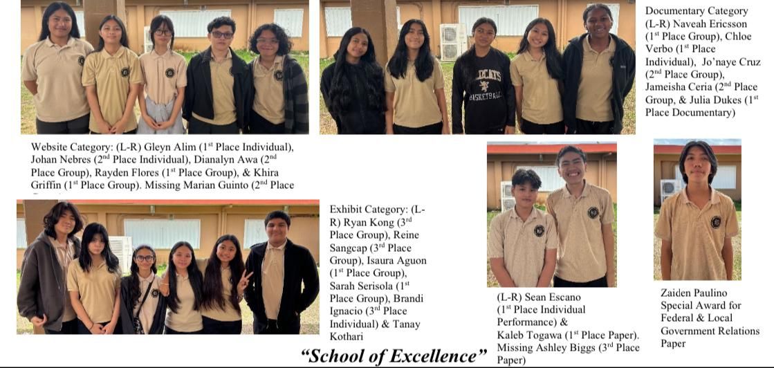 Luis P. Untalan Middle School winning streak continues at the Guam ...