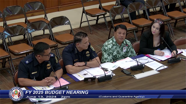Budget hearings continue with Customs & Quarantine - KUAM.com-KUAM News ...