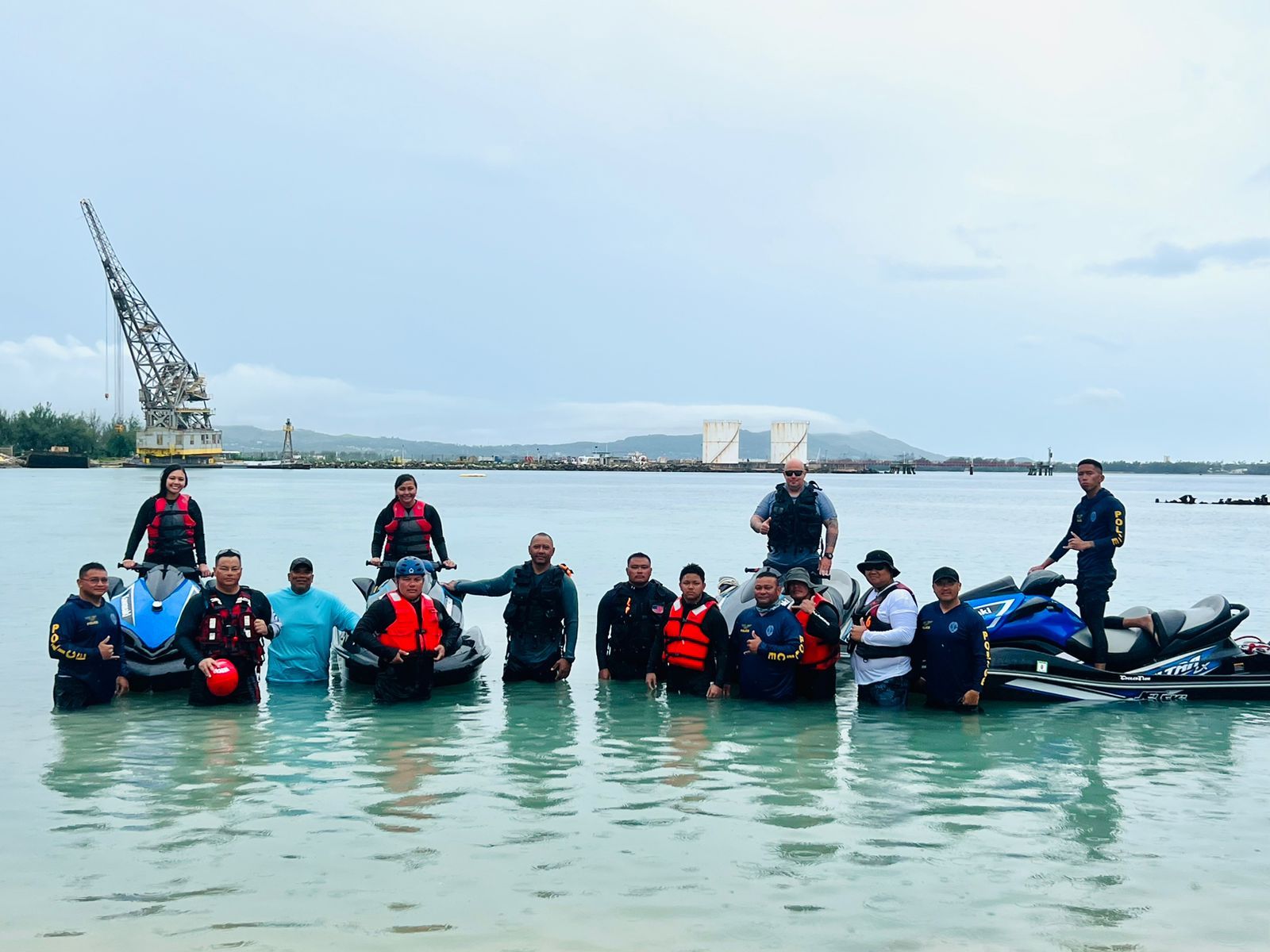 Eleven take part in high surf personal watercraft rescue course - KUAM ...