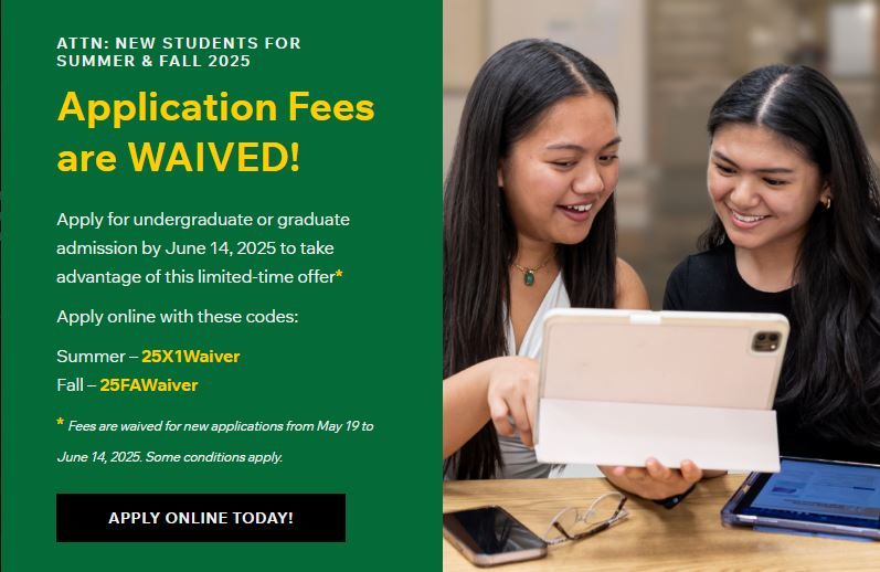 UOG application fees for Summer and Fall 2025 have been waived - KUAM ...