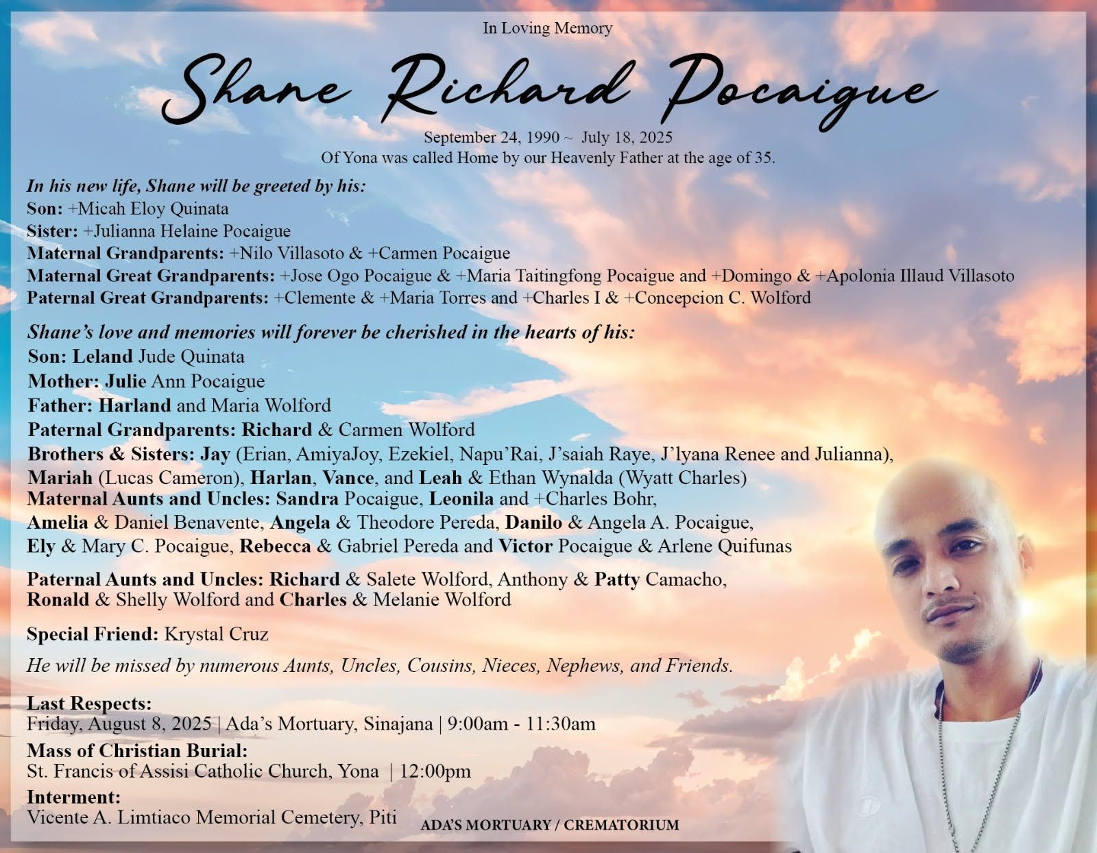 Shane Richard Pocaigue - KUAM.com- KUAM News: On Air. Online. On Demand.