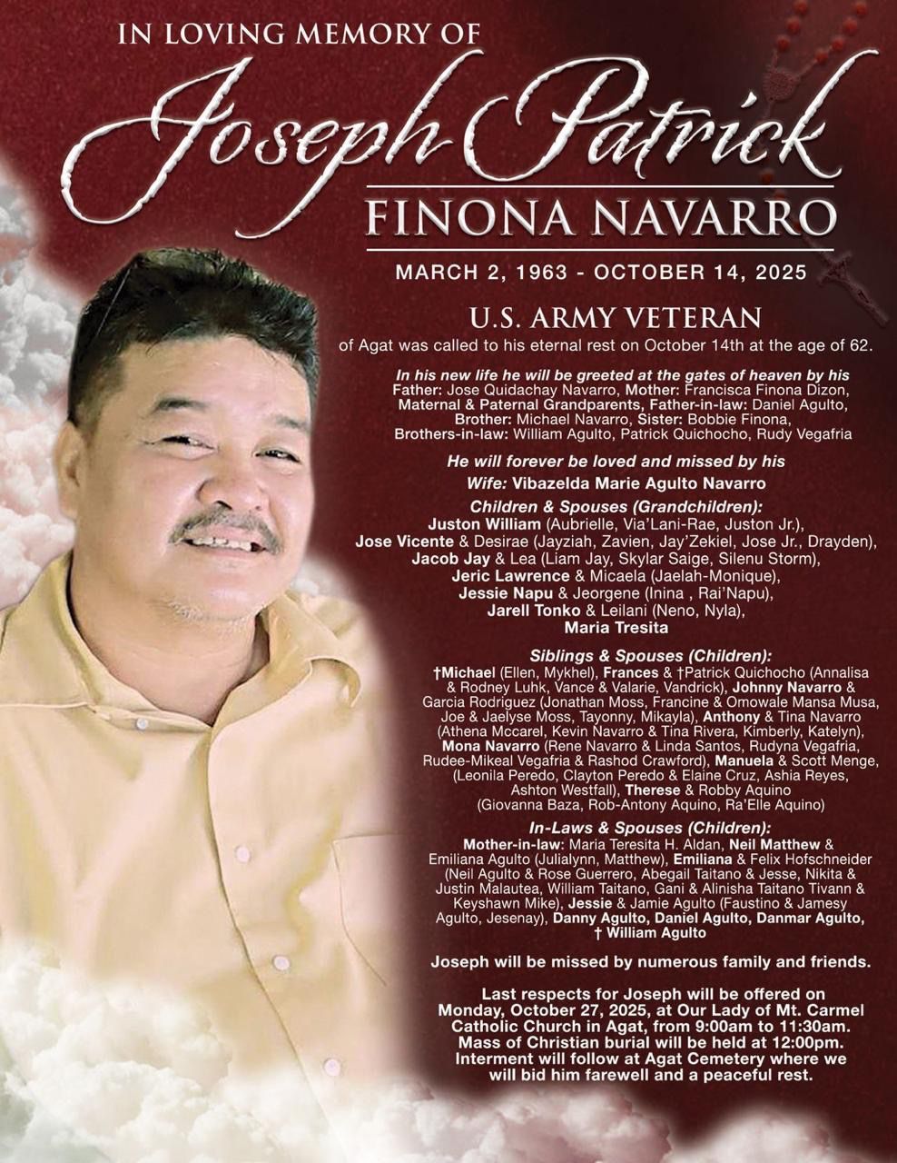 Joseph Patrick Finona Navarro - KUAM.com- KUAM News: On Air. Online. On Demand.
